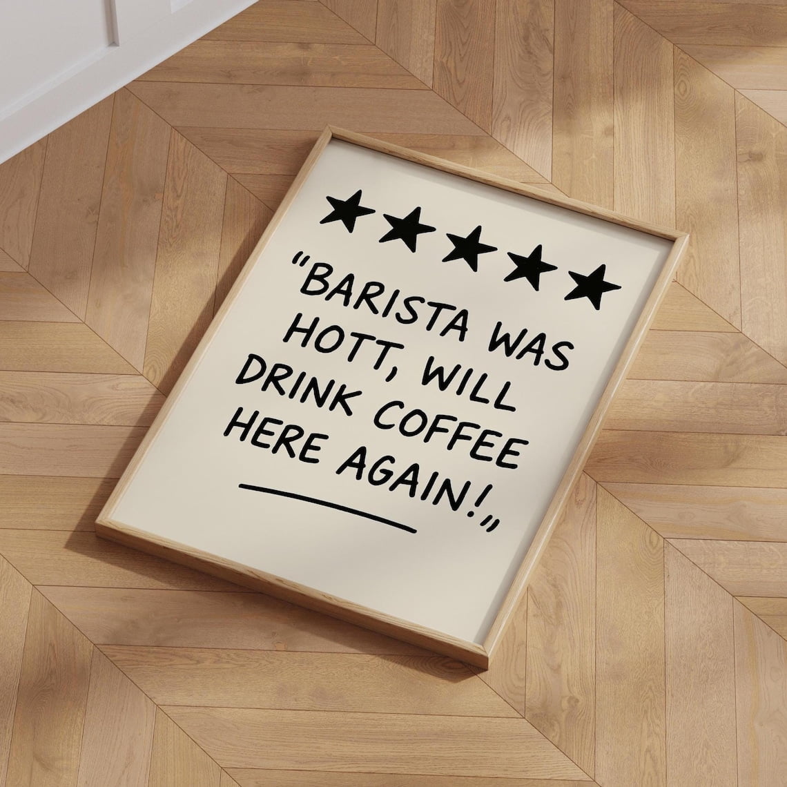 Coffee Wall Art Barista Humorous Decor Coffee Lover Bar Station ...