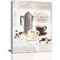 waicvis Coffee Wall Art - Bean Coffee Cup Pictures, Rustic Kitchen ...