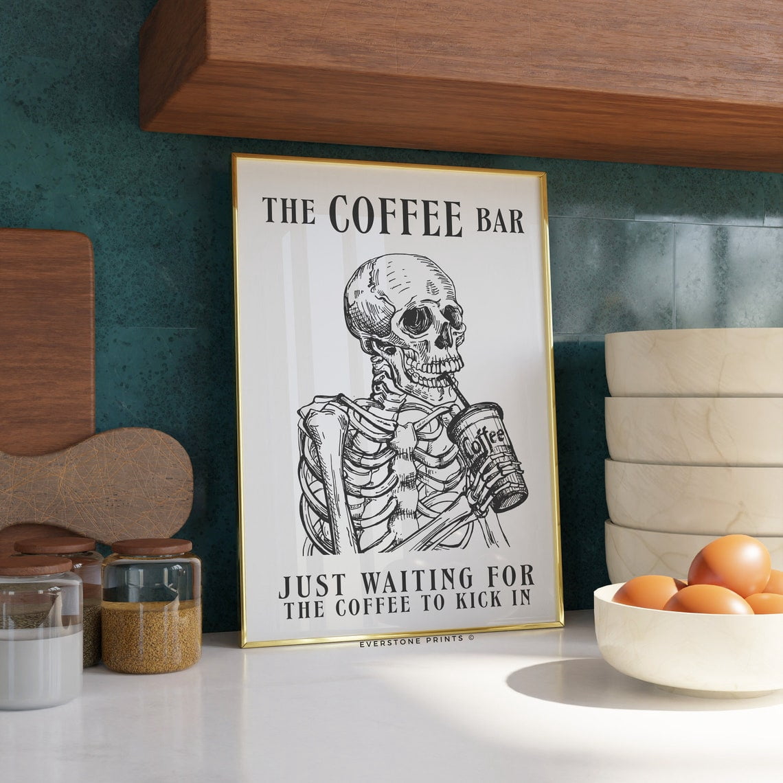 Coffee Wall Art | Coffee Bar Art, Kitchen Art, Coffee Print, Coffee ...