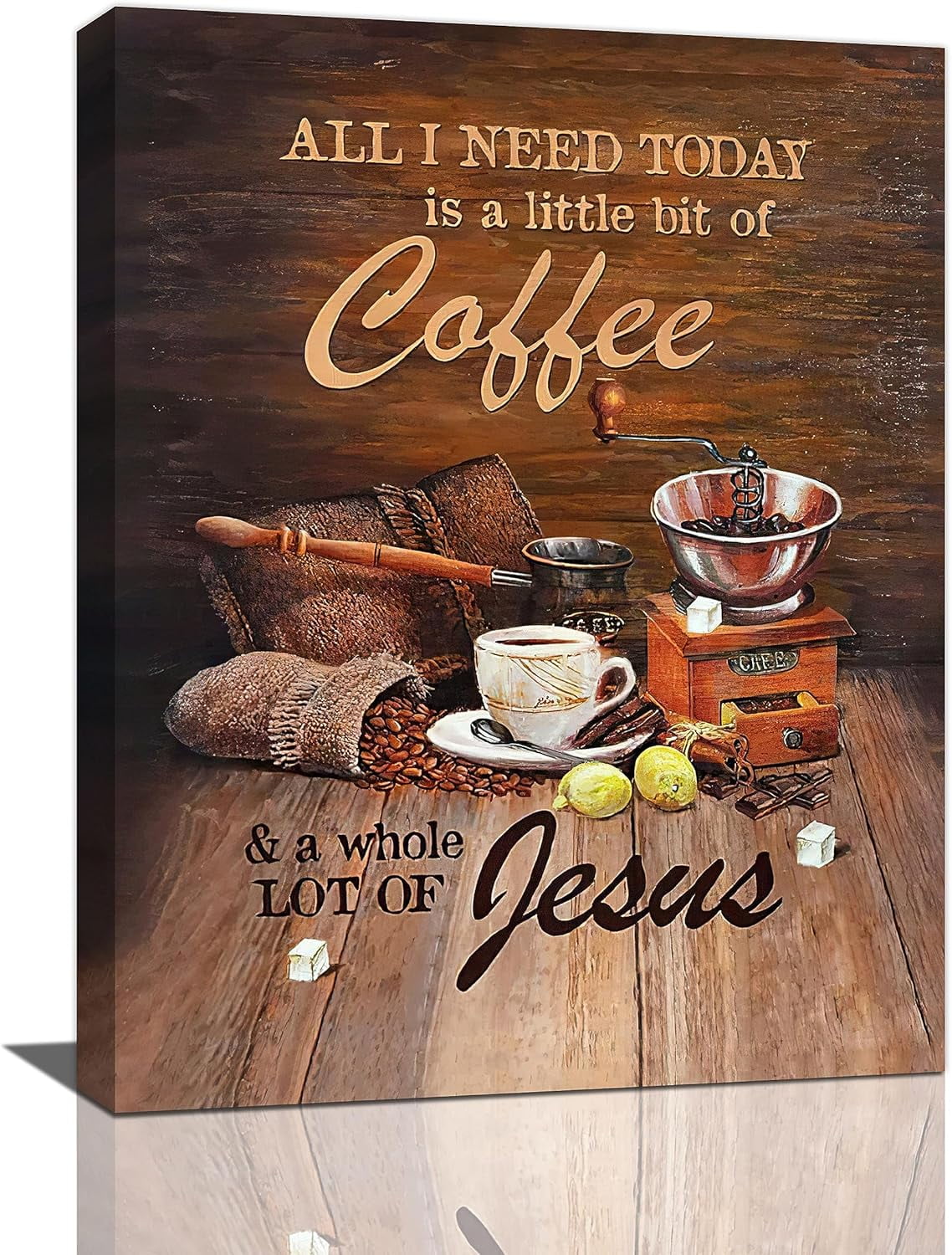Coffee Wall Art Coffee Jesus Wall Decor Coffee Pictures Farmhouse A ...