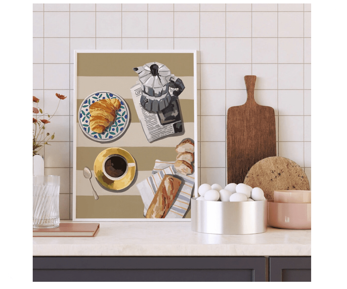 Coffee Wall Art Print Painting Kitchen Print Dining Room Decor Coffee ...