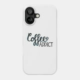 Coffee Word Art Minimal Style Case Compatible Across iPhone 11,12,13,14 ...