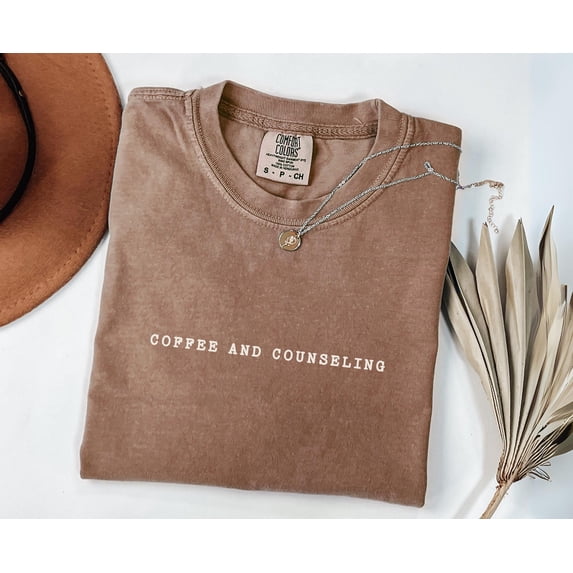 Coffee and Counseling Shirt School Counselor Gift - Walmart.com