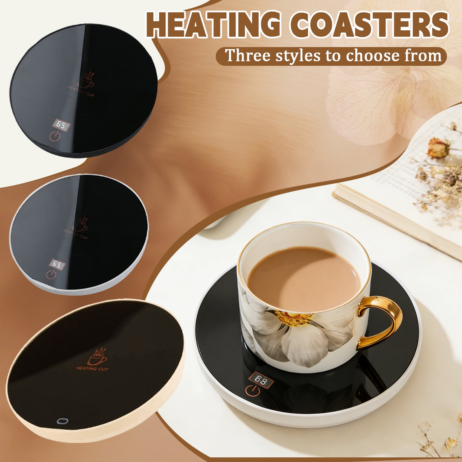 Coffee and Tea Mug Warmer with Candle, Portable, Compact, for Home ...