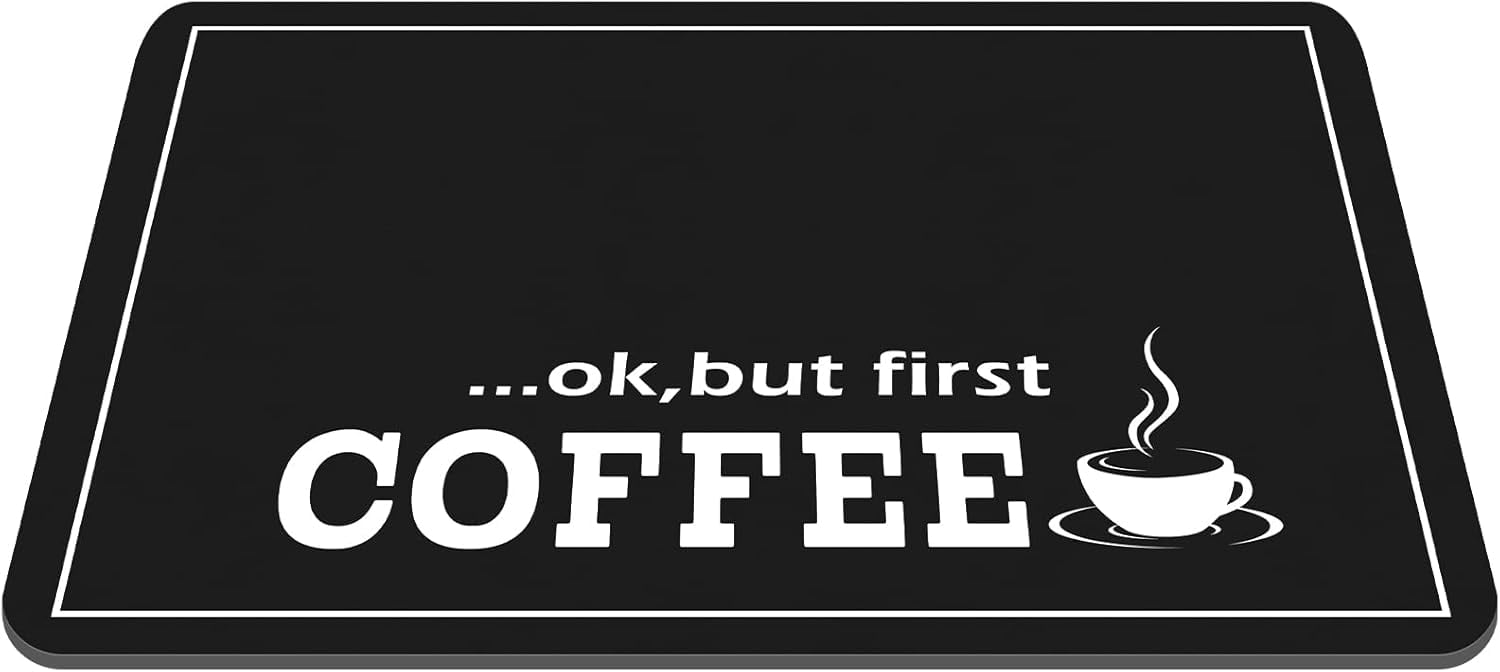 Coffee bar mat 24" x 16" Coffee mat for countertop Coffee placemats ...