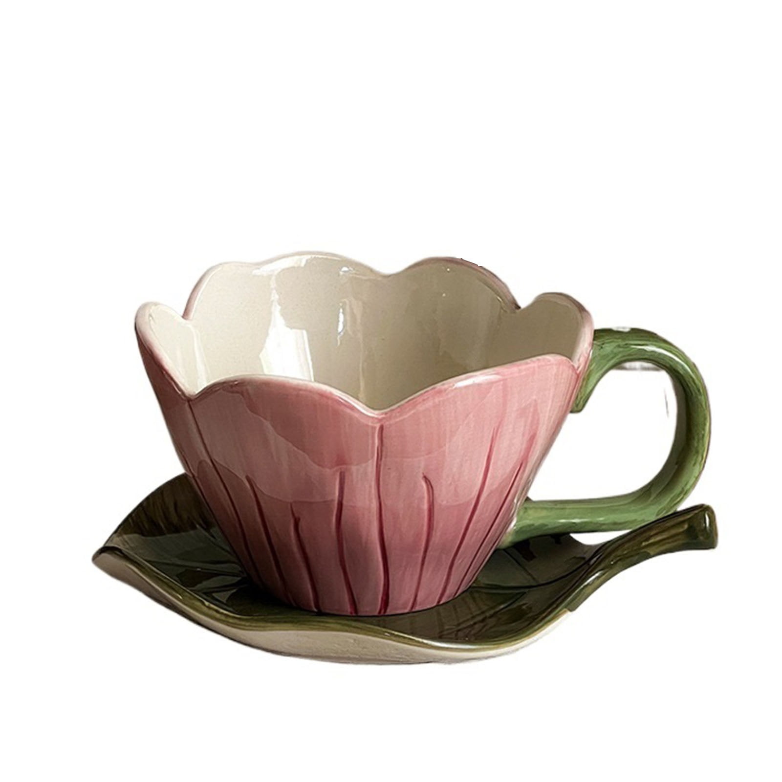 Coffee cup, 320ml ceramic tea cup with handle, multifunctional mug ...