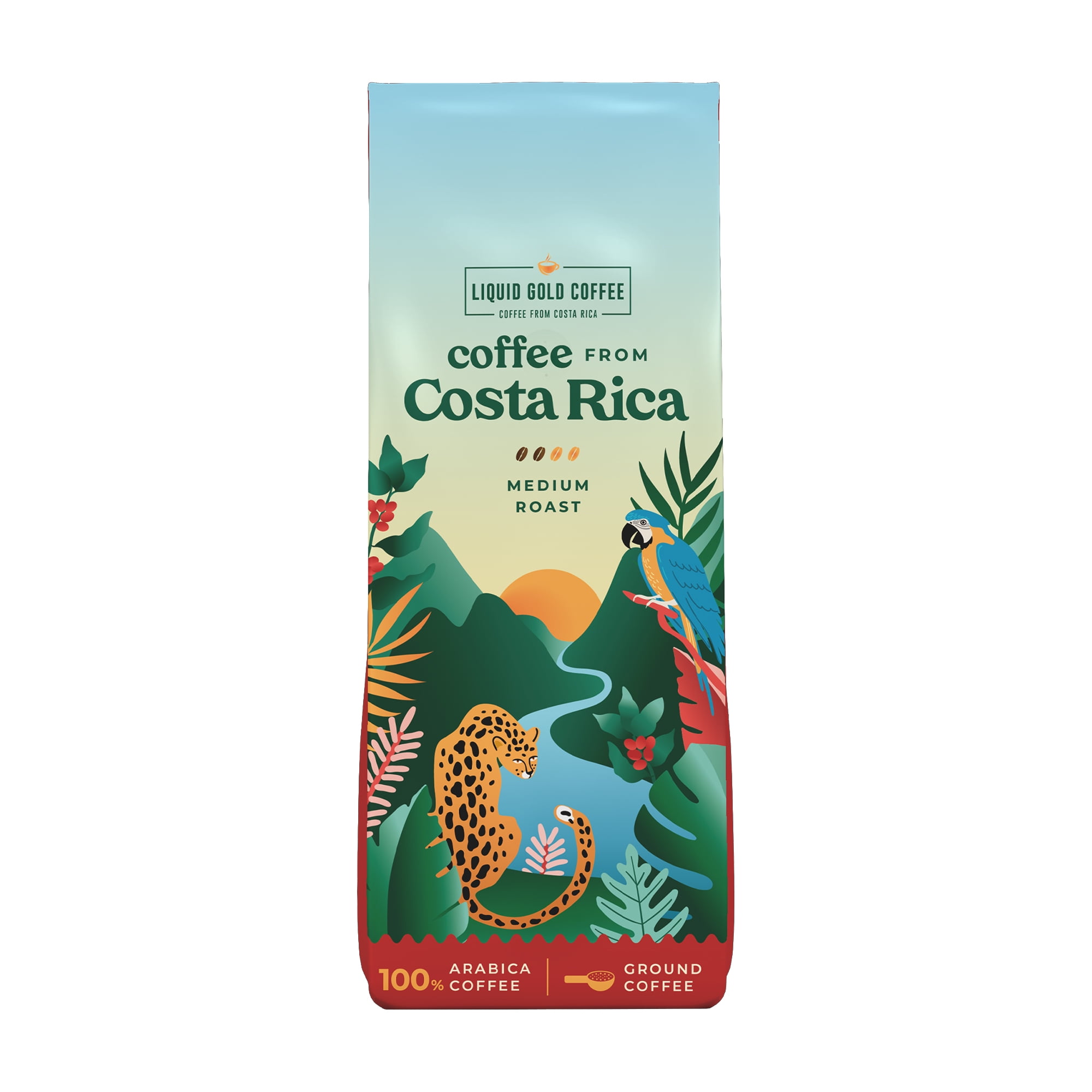 Coffee from Costa Rica - 12 Ounce, 340 Grams - Medium Roast Ground ...