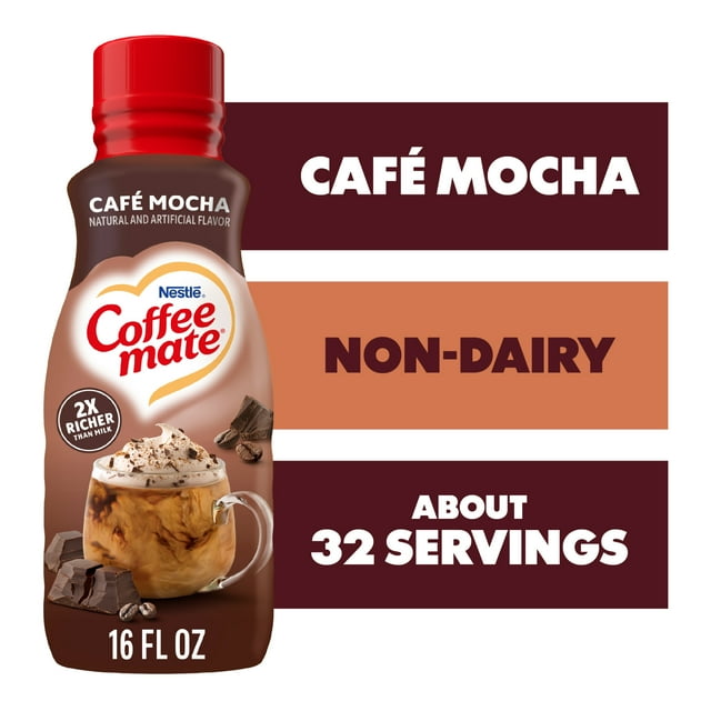 Nestle Coffee Mate Instant Cafe Mocha Liquid Creamer, 16 fl oz Bottle - Walmart.com