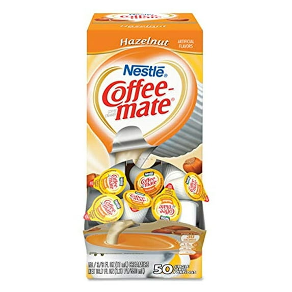 Coffee-mate Liquid Creamer Singles - Hazelnut - 50 ct - Walmart.com