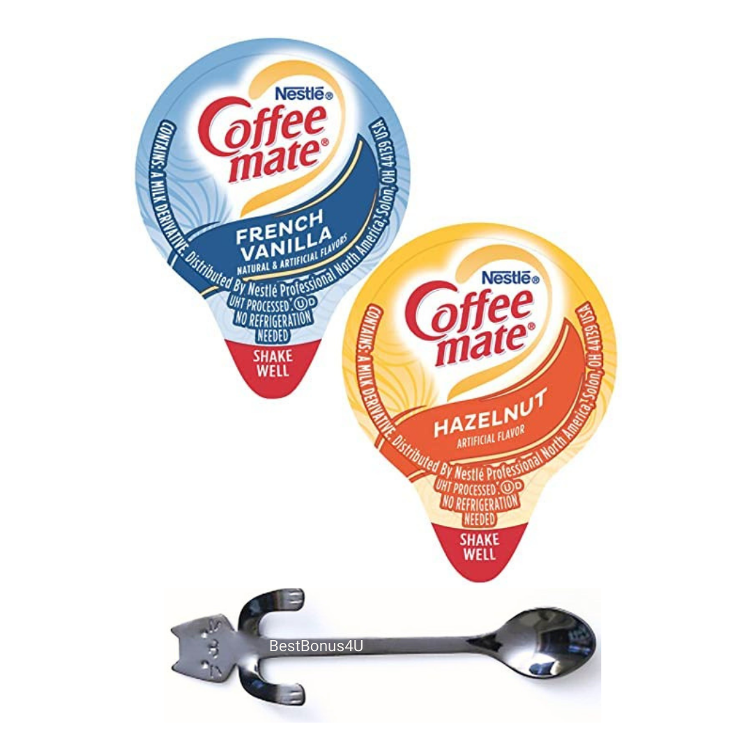 Coffee mate Liquid Creamer Singles Variety Pack, 180 ct, 2 Flavors x 90 ...