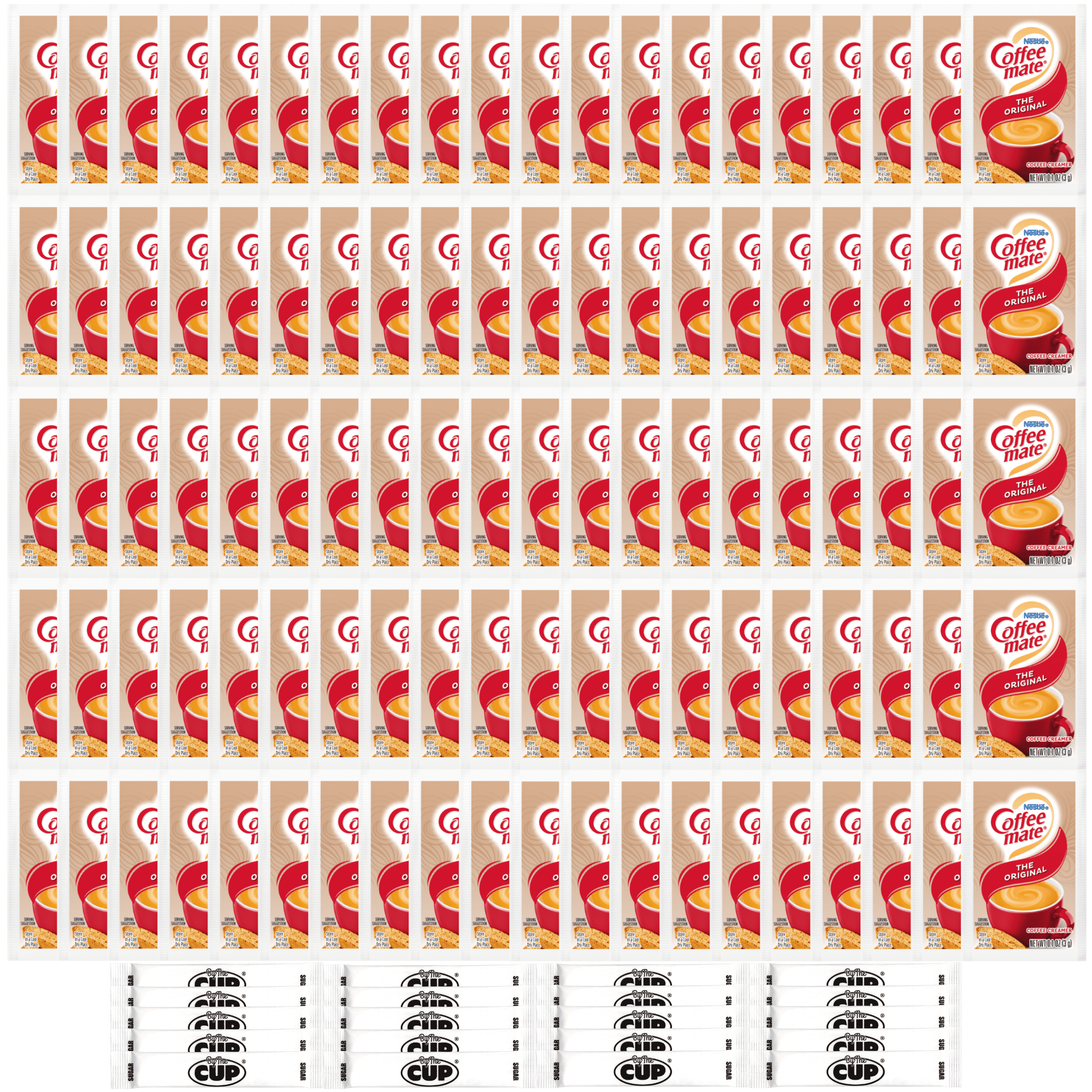 Coffee mate Original 3 Gram Single Serve Powdered Creamer Packets (Pack ...