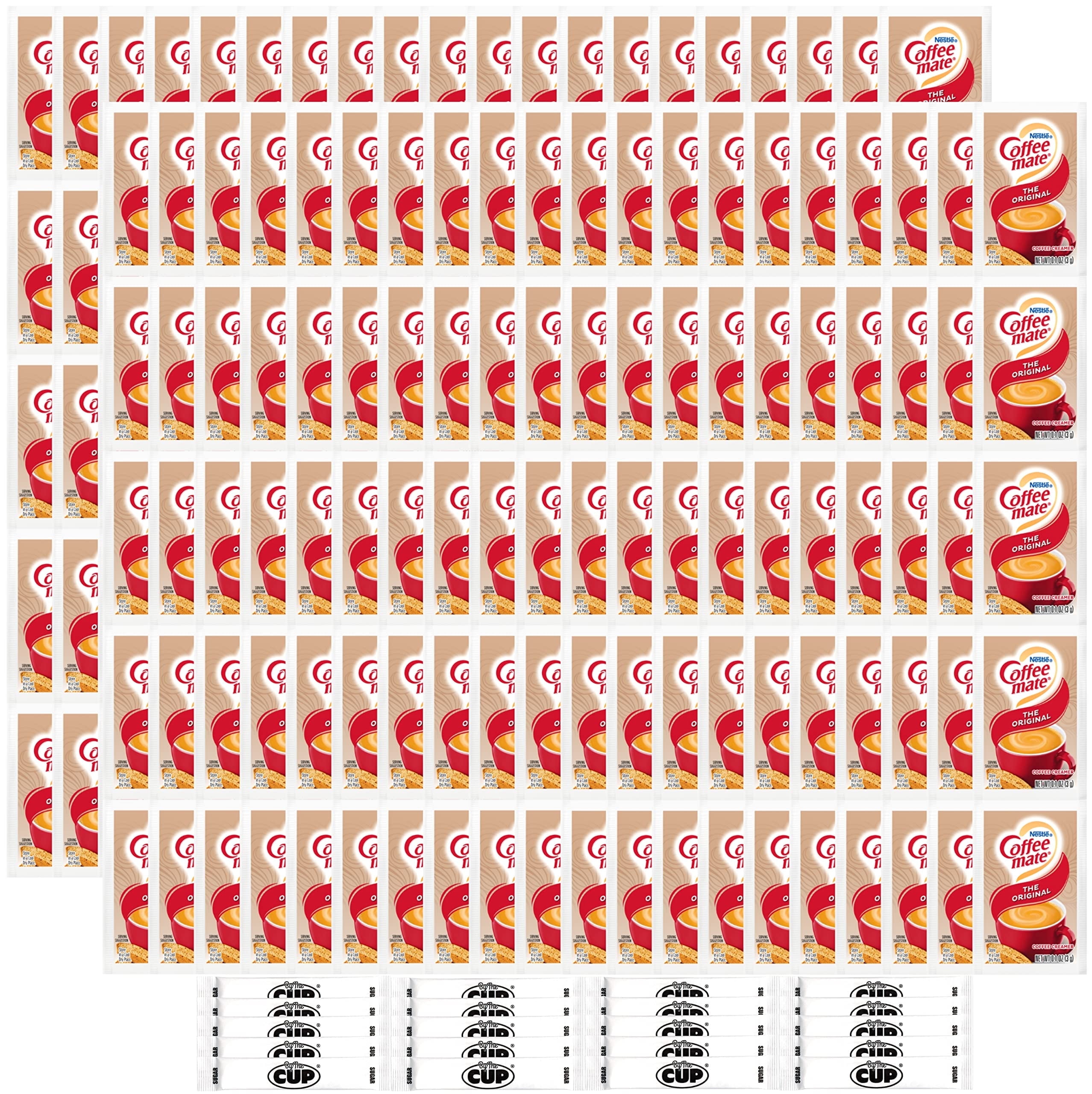 By The Cup Coffee Mate Original 3 Gram Single Serve Powdered Creamer ...