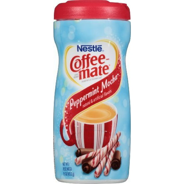 Coffee-mate Powdered Creamer Peppermint Mocha 15 oz. - Walmart.com
