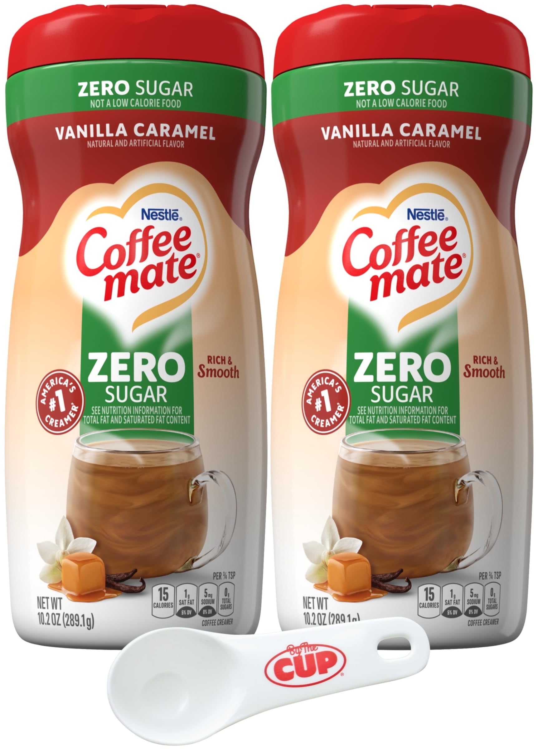 Coffee mate Vanilla Caramel Zero Sugar Powdered Creamer, 10.2 oz ...