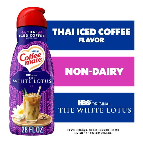 Coffee mate White Lotus Thai Iced Cold Liquid Non-Dairy Coffee Creamer ...