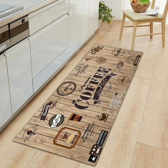 Coffee room kitchen decorative floor mats entrance door non-slip home ...