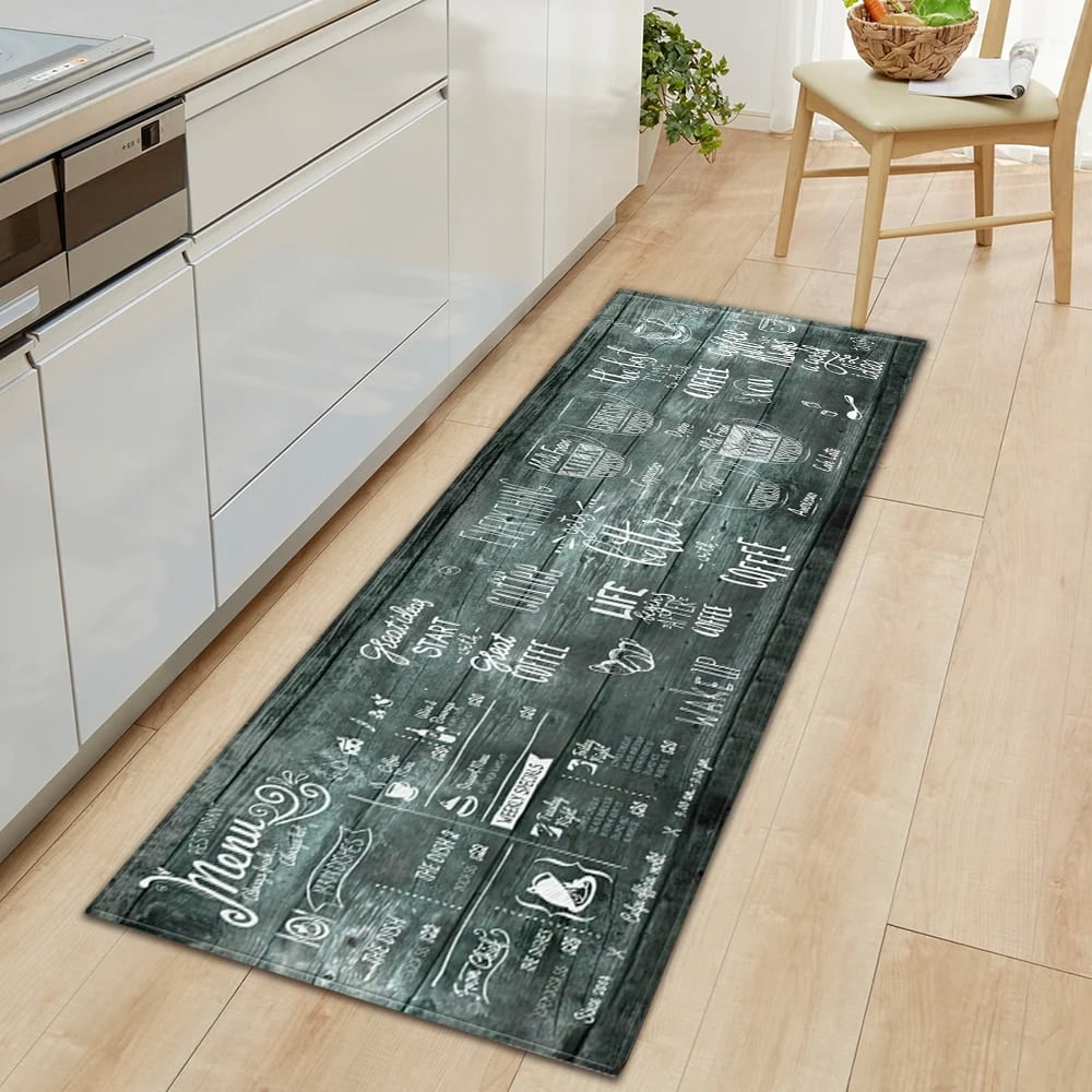 Coffee room kitchen decorative floor mats entrance door non-slip home ...
