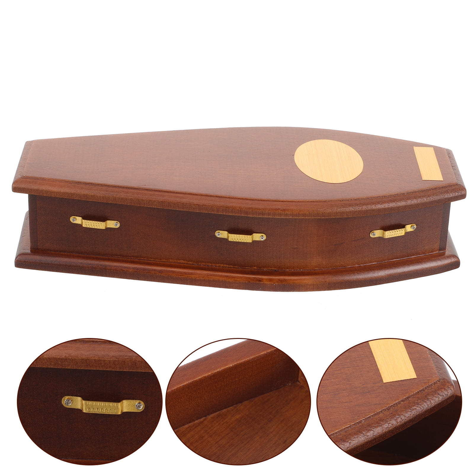 Coffin Jewelry Box, Miniature House Ornament Tiny Coffin Model Themed ...