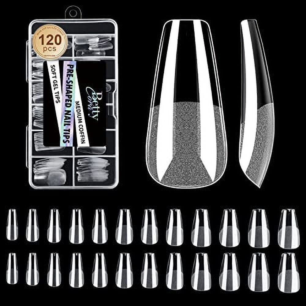 Coffin Nail Tips Bettycora Gel X Nail Tips For Acrylic Soft Gel