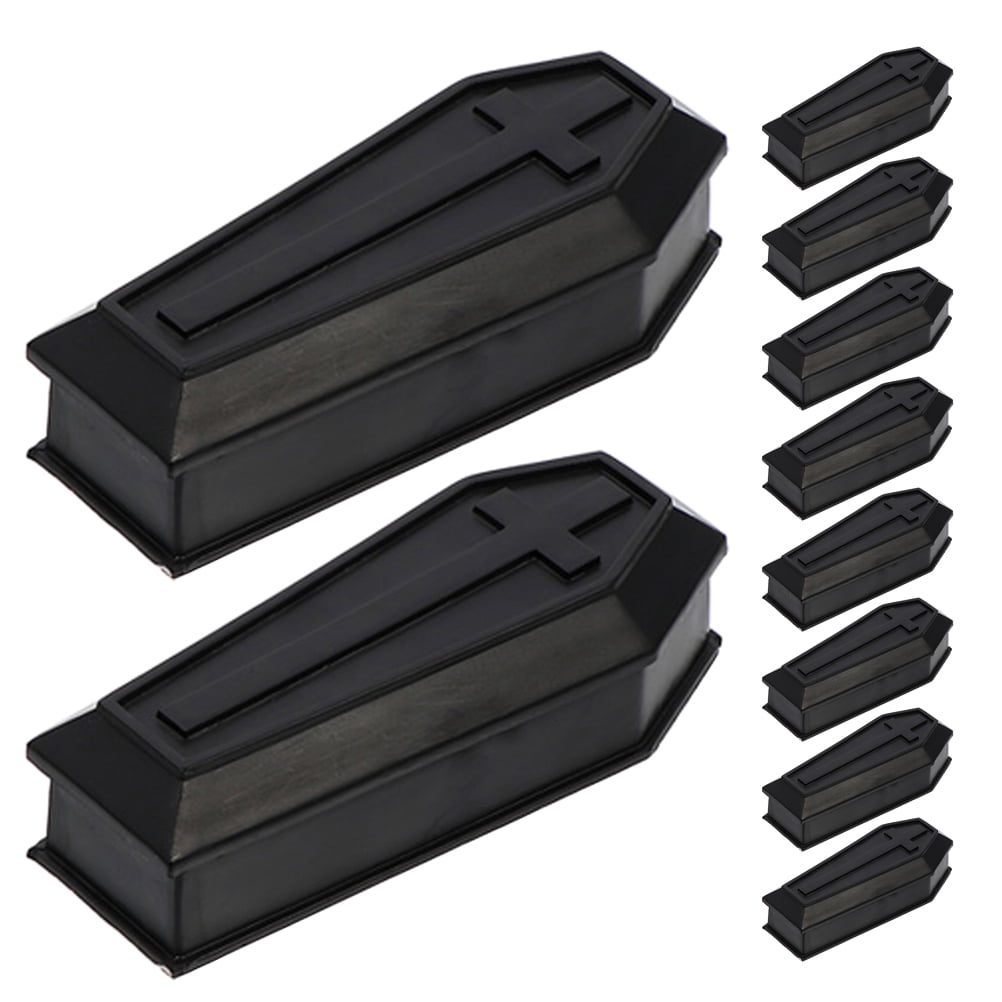 Coffin Party Boxes Coffin Model Plastic 16Pcs - Walmart.com