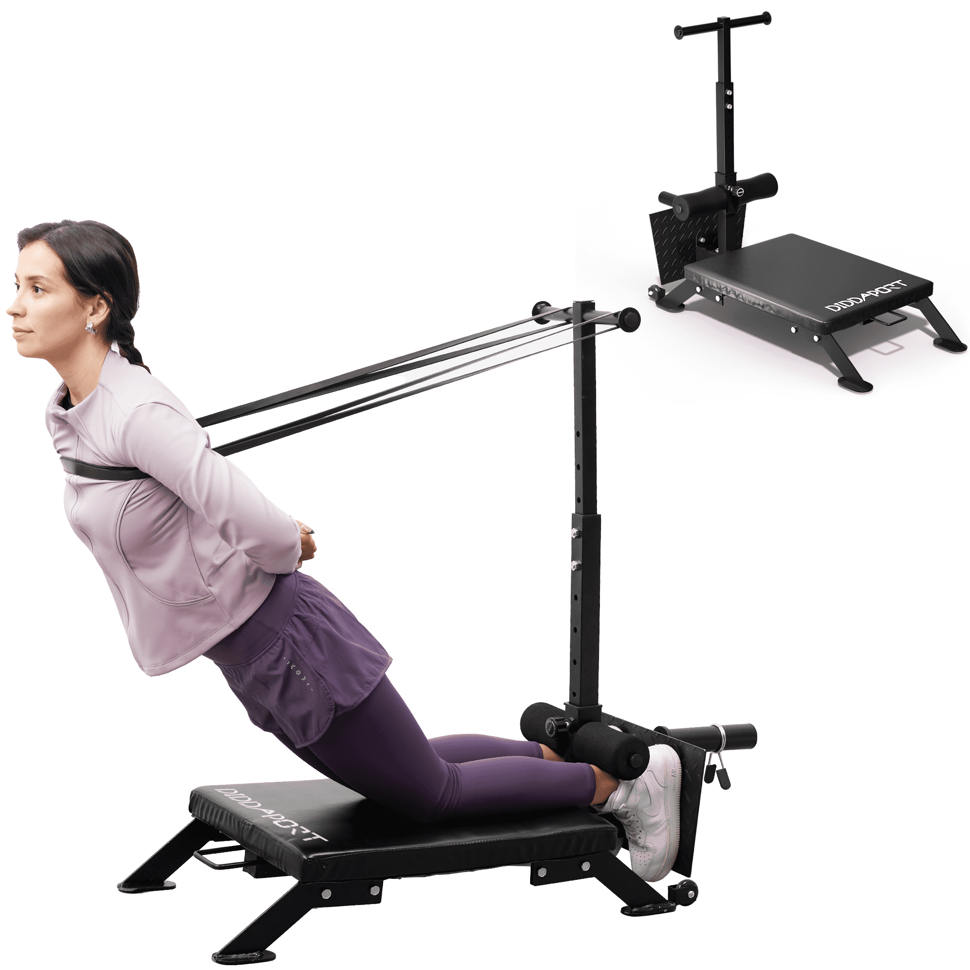 Cofiyard Nordic Curl Machine, Adjustable Hamstring Curl Bench, Glute ...