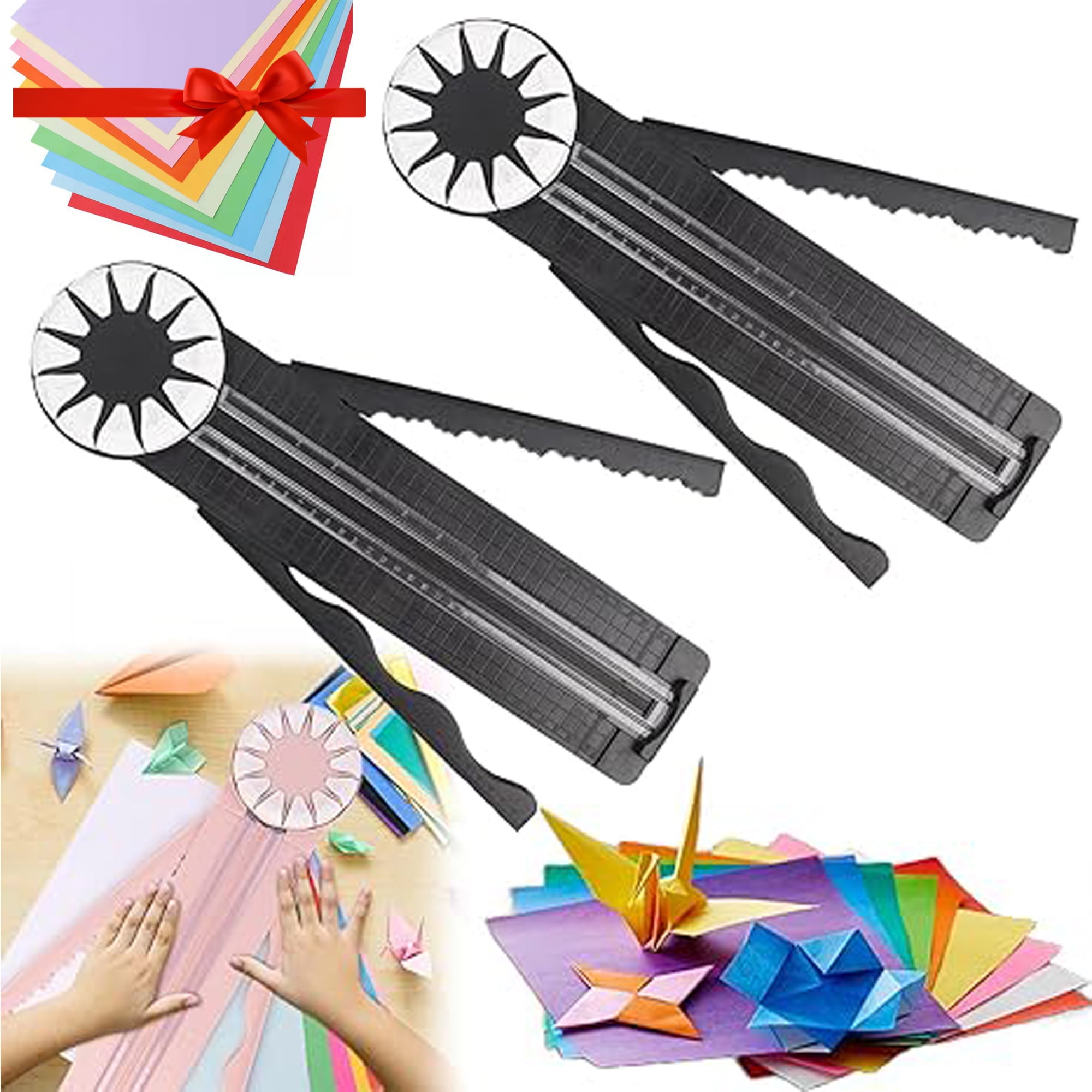 Cofpecialize Paper Craft Edge Cutter, 12 in 1 Paper Edge Cutter ...