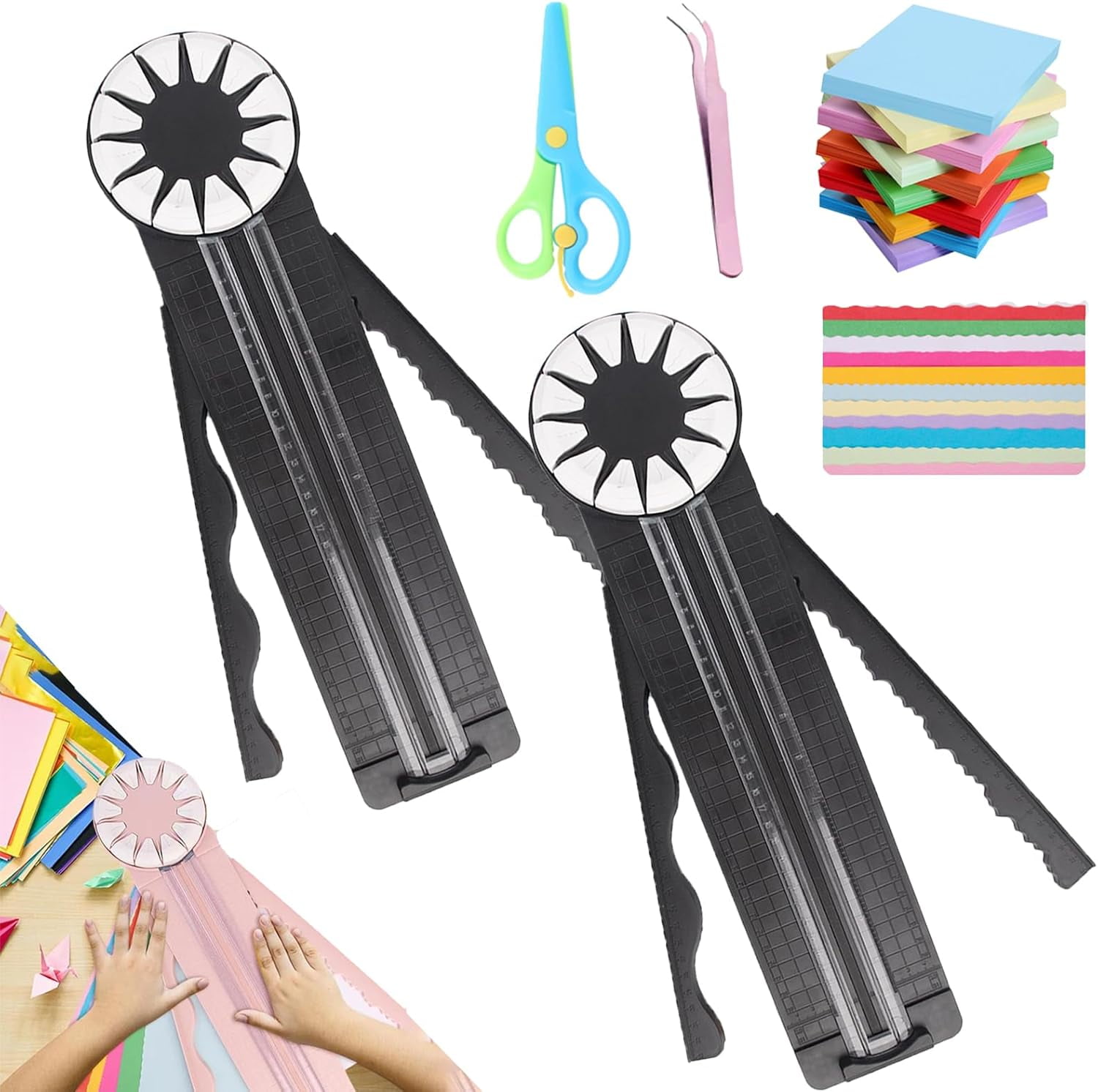 Cofpecialize Paper Craft Edge Cutter, 2025 New 12 in 1 Cofpecialize ...