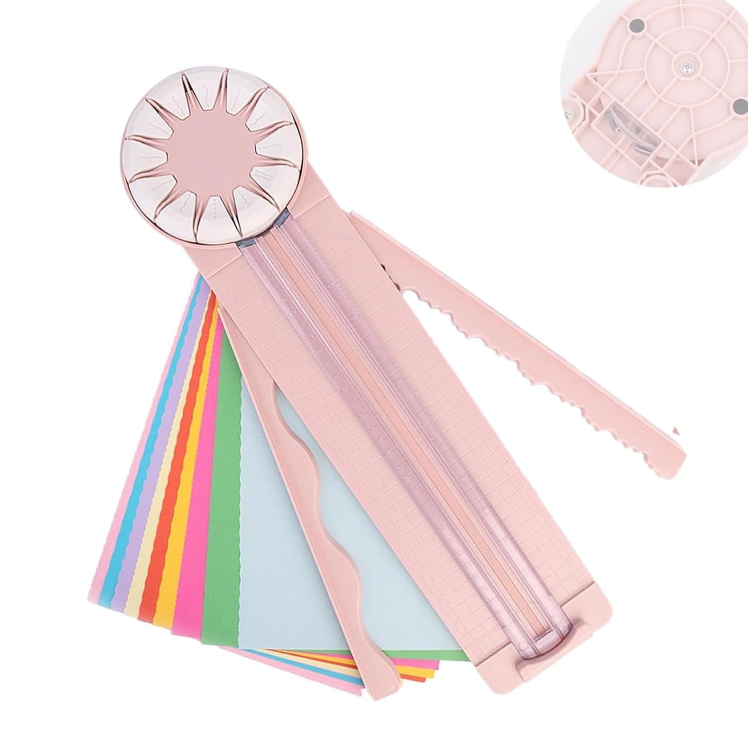 Cofpecialize Paper Cutter, Paper Craft Edge Cutter, Rolling with 12 ...