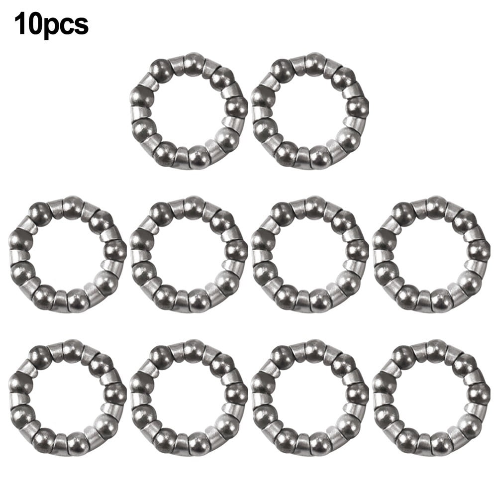 Cogfs 10 Pcs Bicycle Bike Headset Caged Ball Bearing Mountain Road Bike Headset Retainer Bearing ...