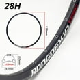 Cogfs 24 inch MTB Bike Wheel Rim 24/28/32/36 Hole Double Disc Wheel Rim ...