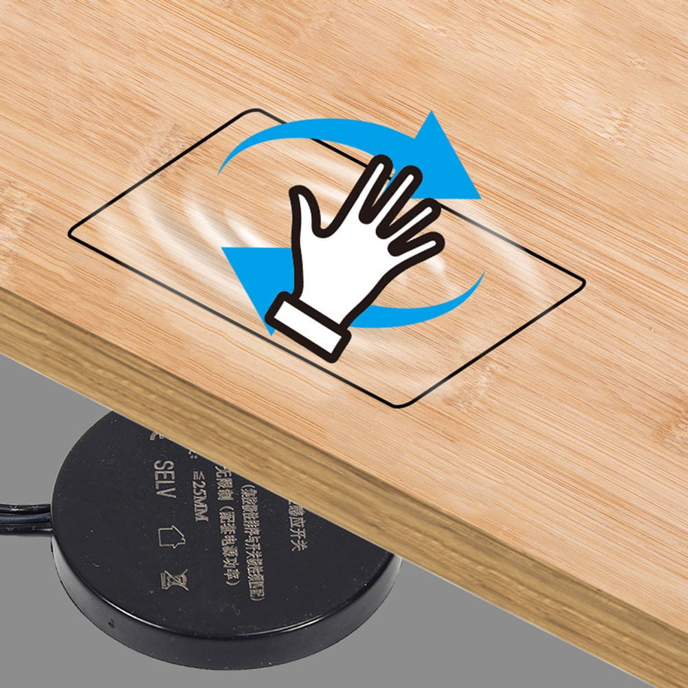 Cogfs Penetrable Wooden Panel Touch Sensor Switch LED Control Light ...