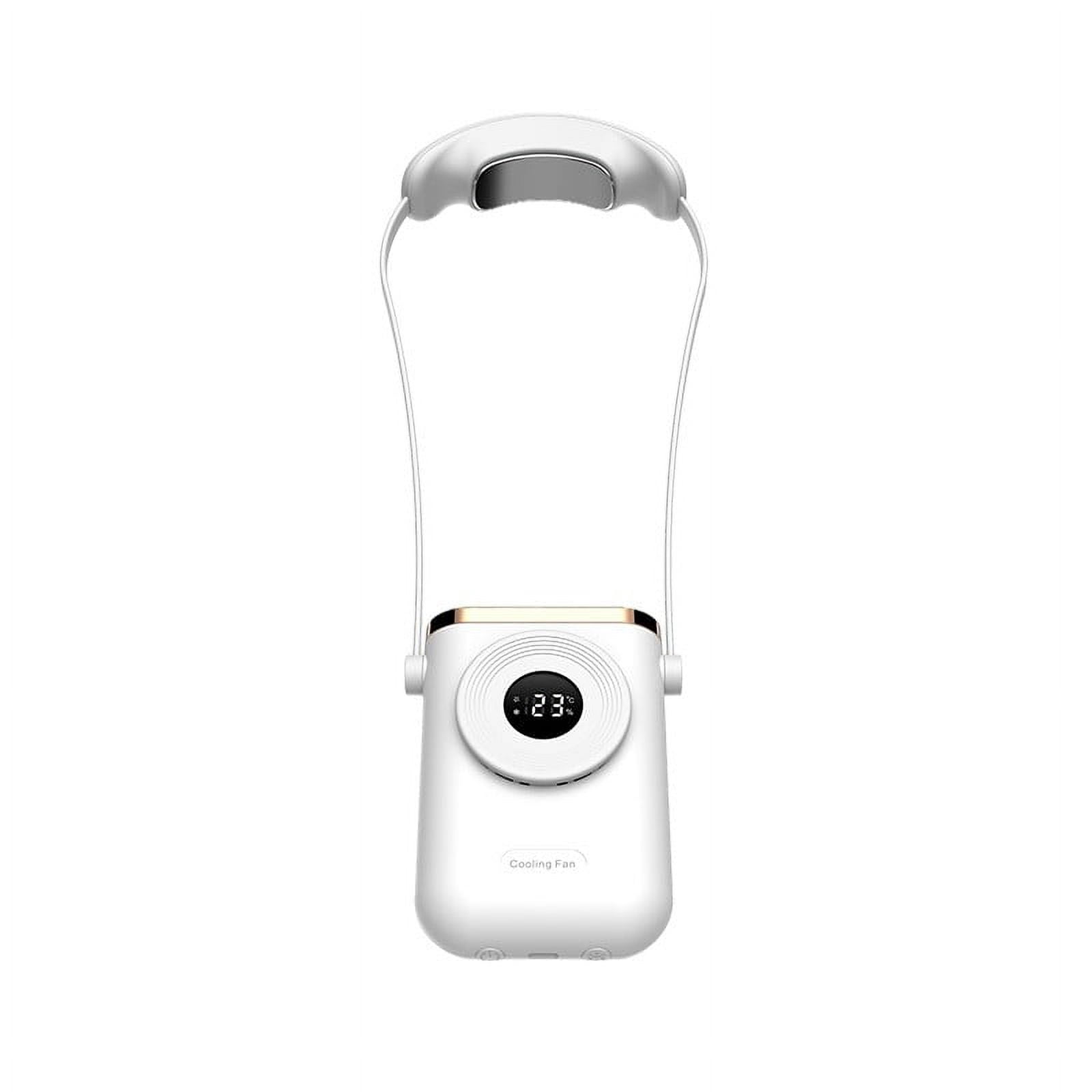 Cogfs Portable Neck Fans, Neck Fan Rechargeable Mini Cooling Heater ...