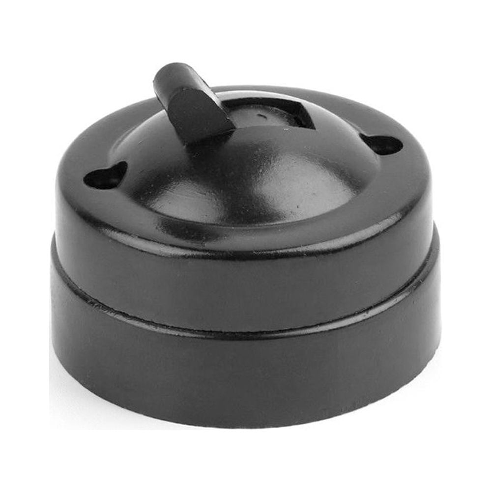 Cogfs Round Single Control Retro Light Switch Old Fashioned Wall Mount ...