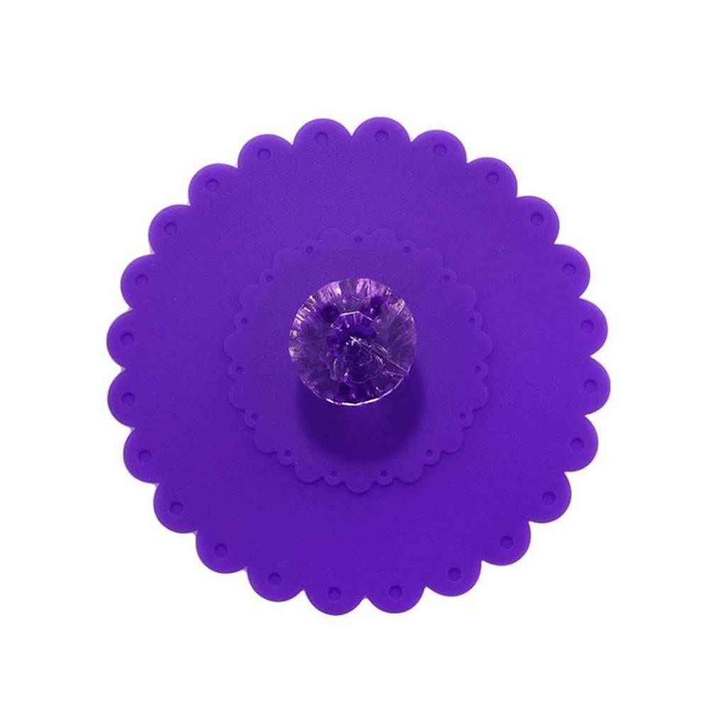 Cogfs Silicone Glass Cup Covers, 1 Pcs Food Grade Silicone Cup Cover ...