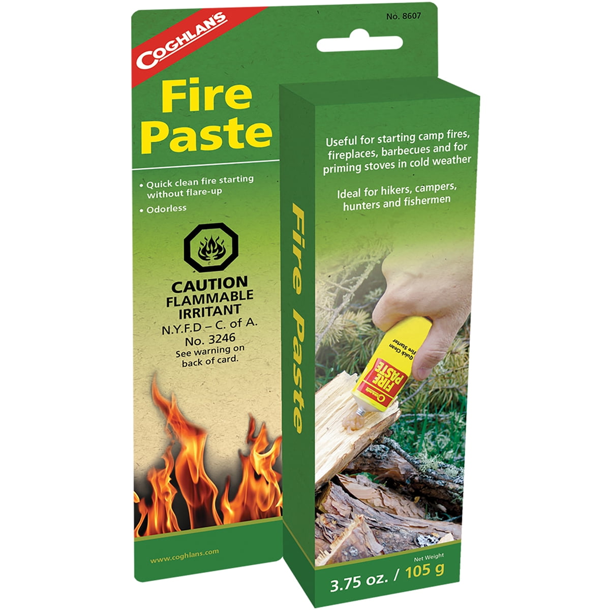 Coghlan's Fire Paste, 3.75 oz, Quick Fire Starter for Camping and ...