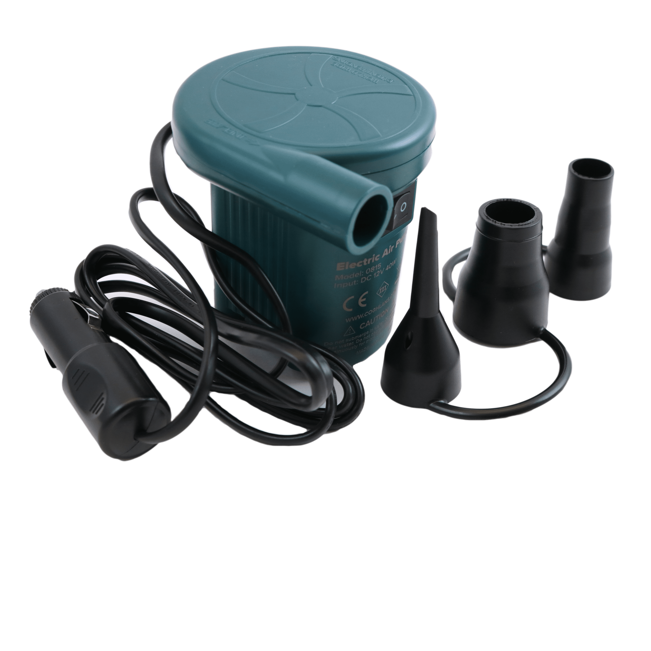 Coghlan's 12V DC Electric Air Pump, Portable with 65" Power Cord, Fits ...