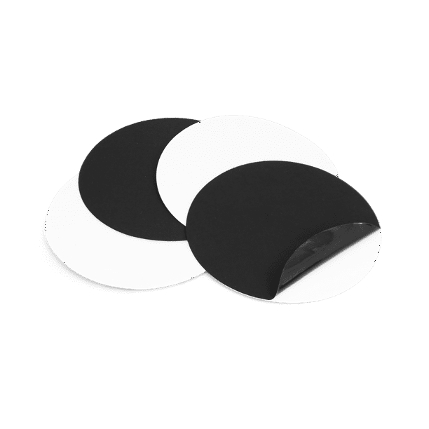 Coghlan's 3" Round Tent and Fabric Repair Patches, Black and Clear, 4 ...