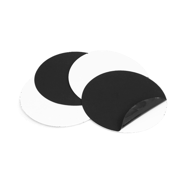 Coghlan's 3" Round Tent and Fabric Repair Patches, Black and Clear, 4 ...