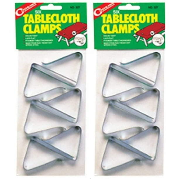 Coghlan's 527 Table Cloth Clamp 2, Silver - Walmart Business Supplies