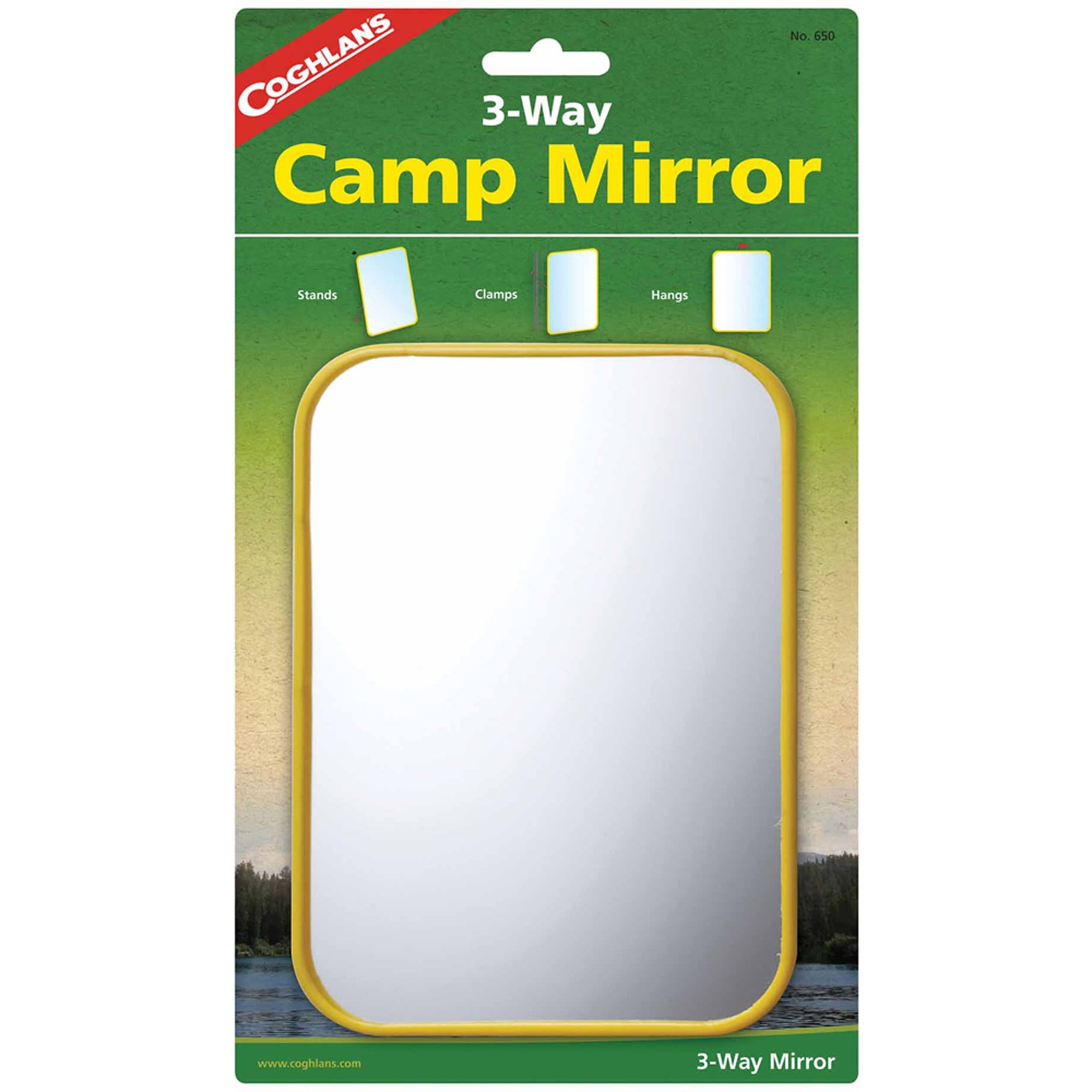Coghlan's 650 Camping Mirror, 5" x 7" - Walmart.com