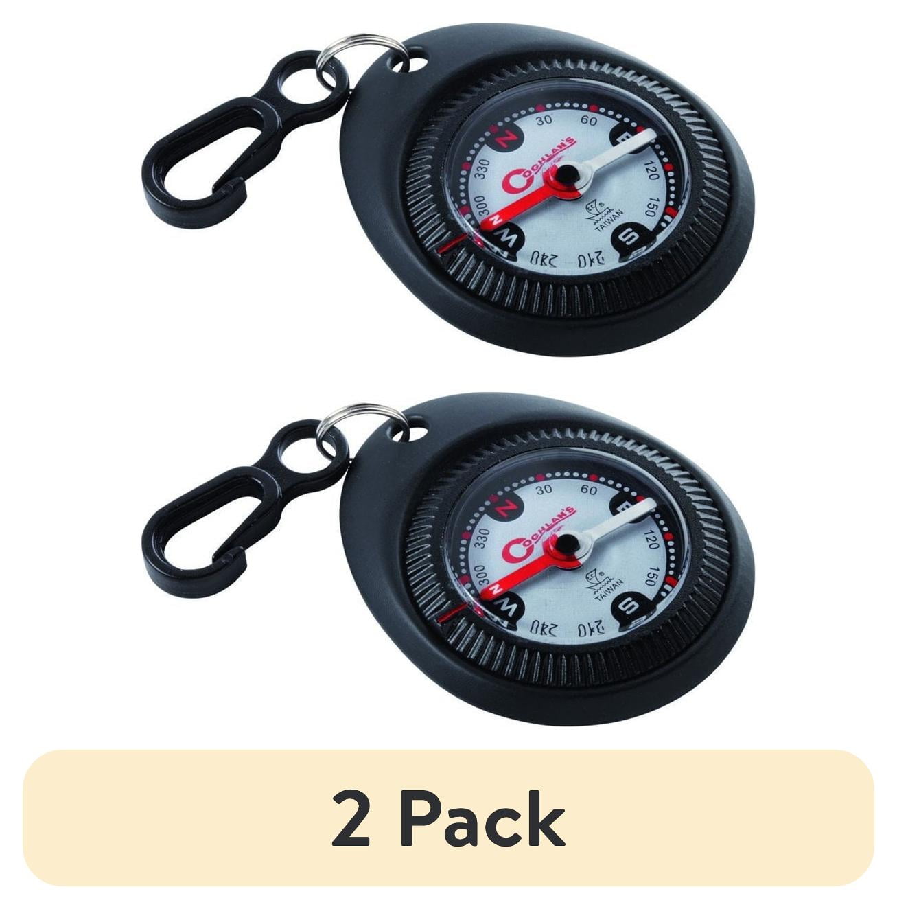 (2 pack) Coghlan's Compass with Key Chain Trail Compass - Walmart.com