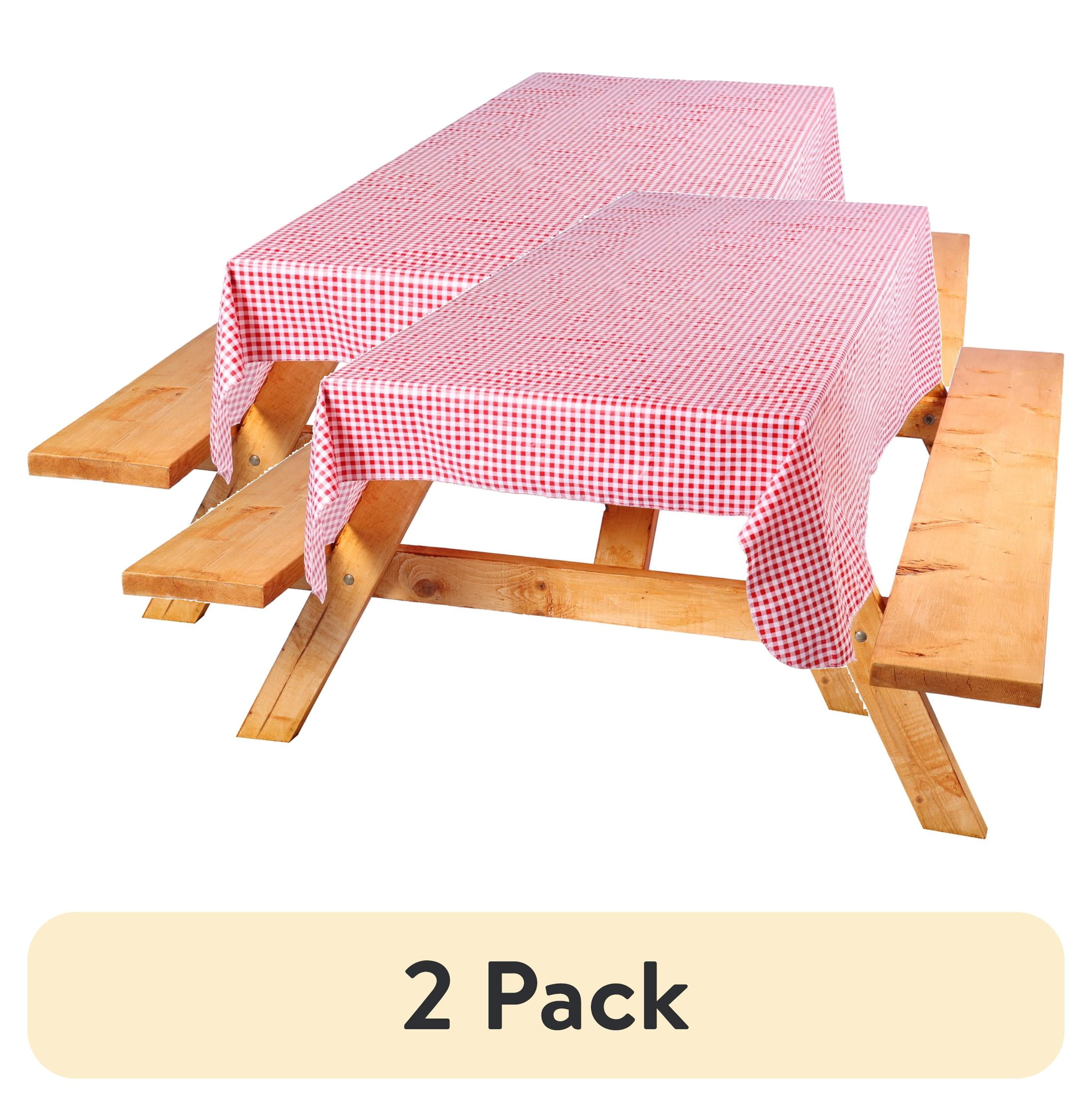 (2 pack) Coghlan's Picnic Combo Pack, Red and White Checkered 54” x 72 ...