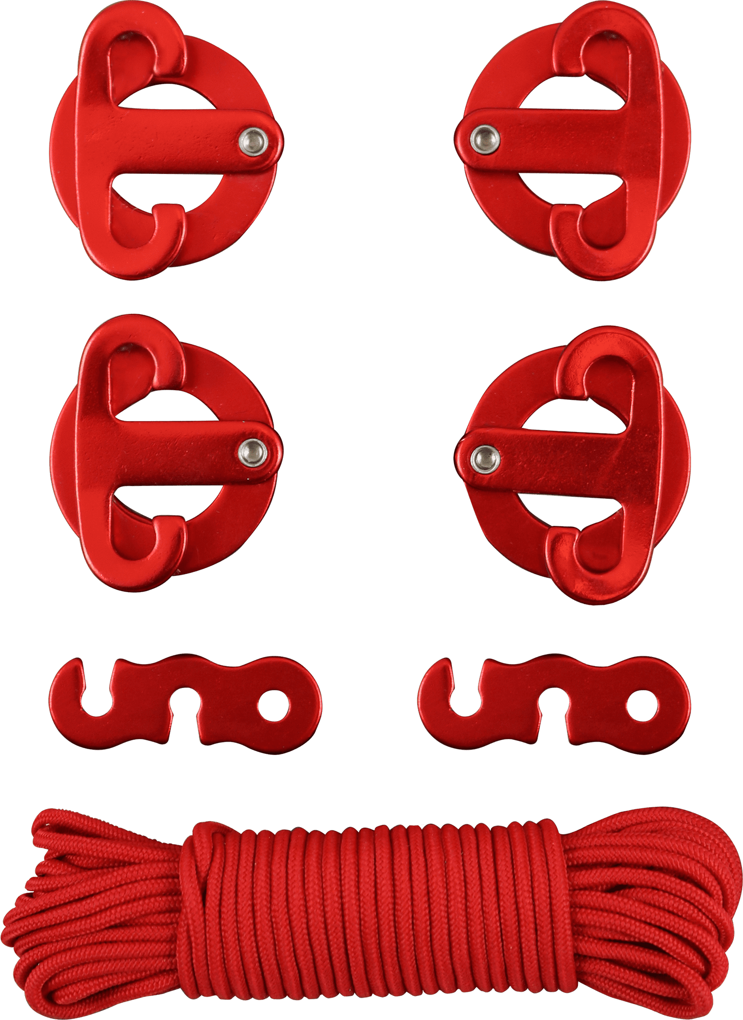 Coghlan's Anchor Clip Attachment Set, Red Anodized Aluminum Suspended ...