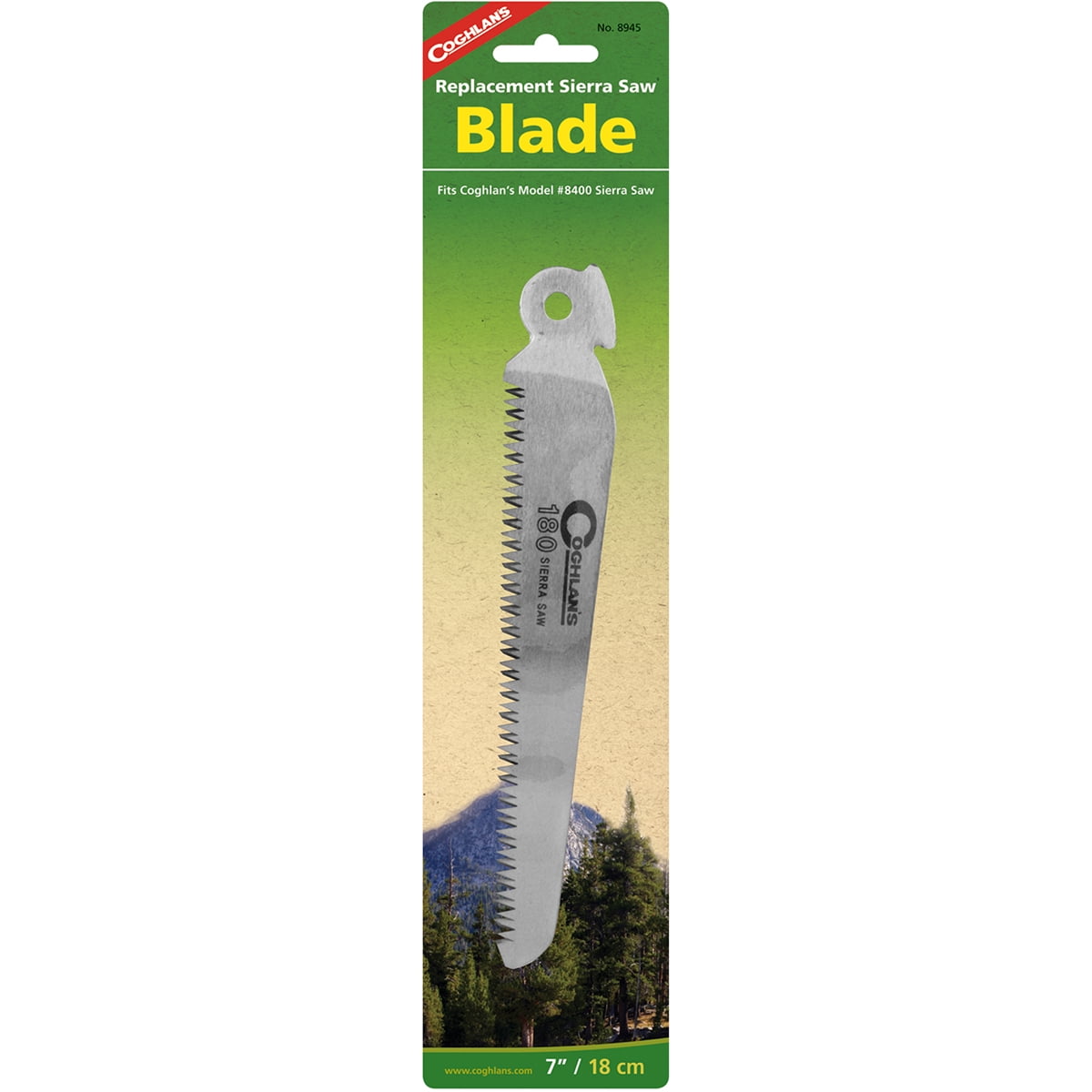 Coghlan's Replacement Sierra Saw Blade, 7-inch Tempered Flexible Steel ...