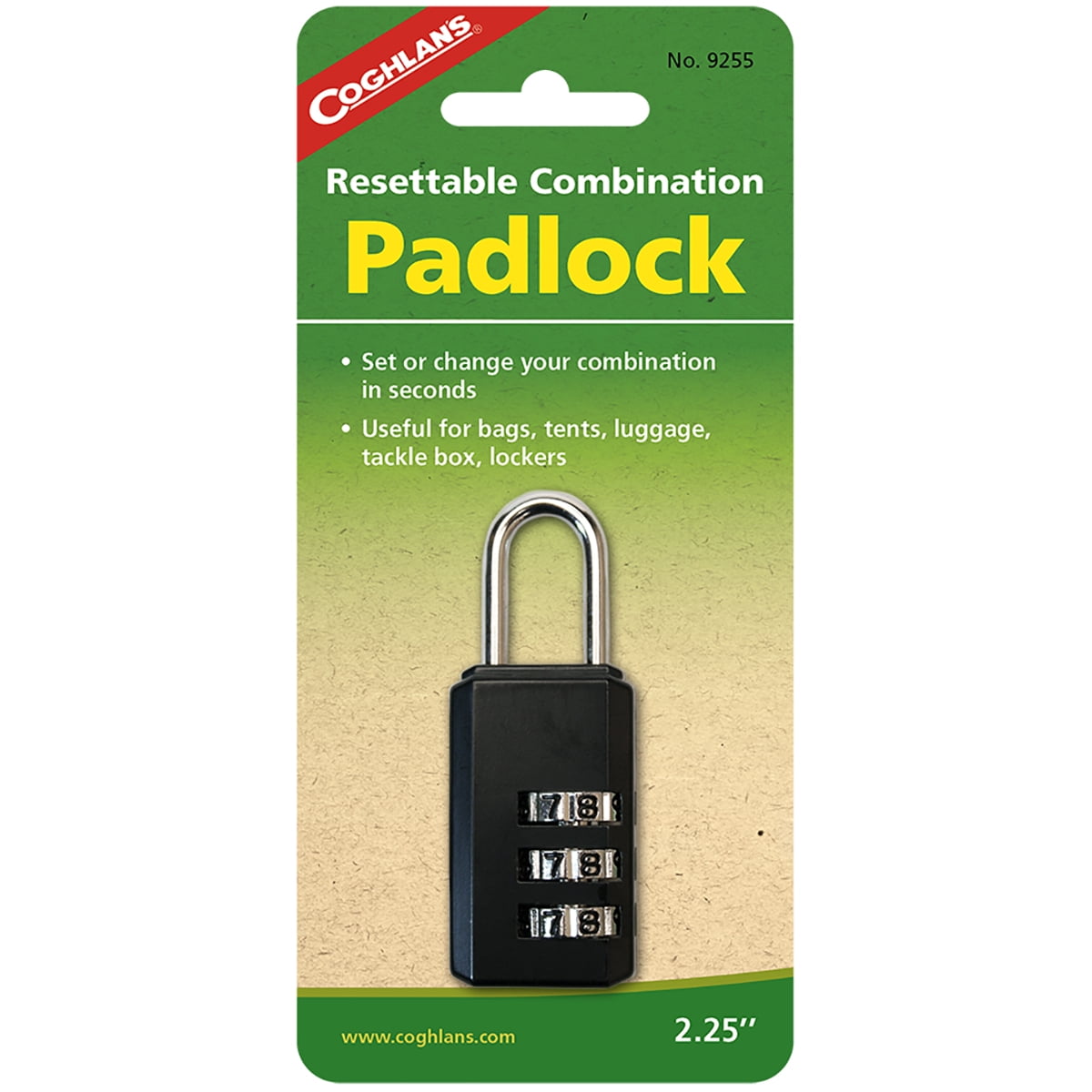 Coghlan's Resettable Combination Padlock - Walmart.com