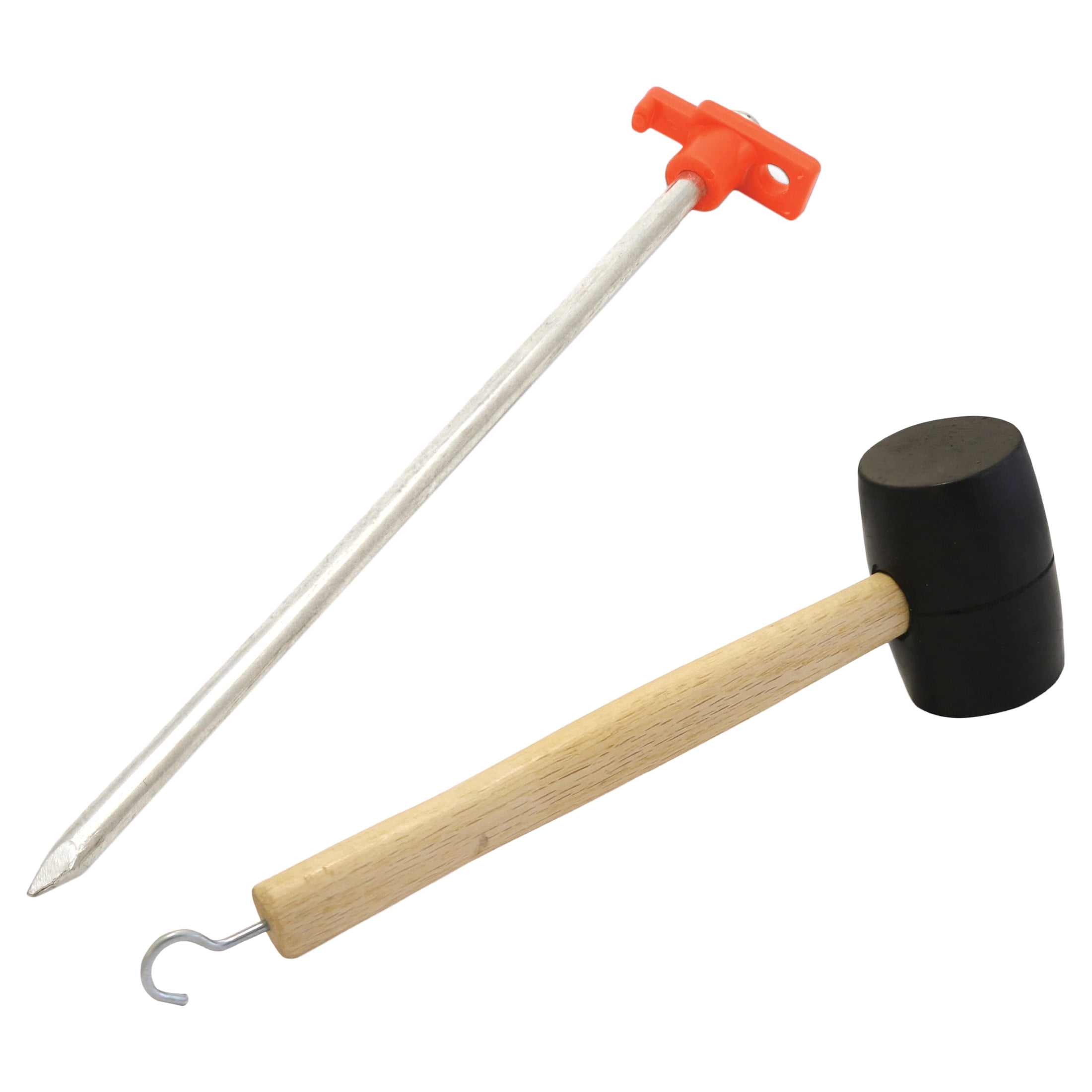 Coghlan's Rubber mallet with (4) 10" Tent Stakes - Walmart.com