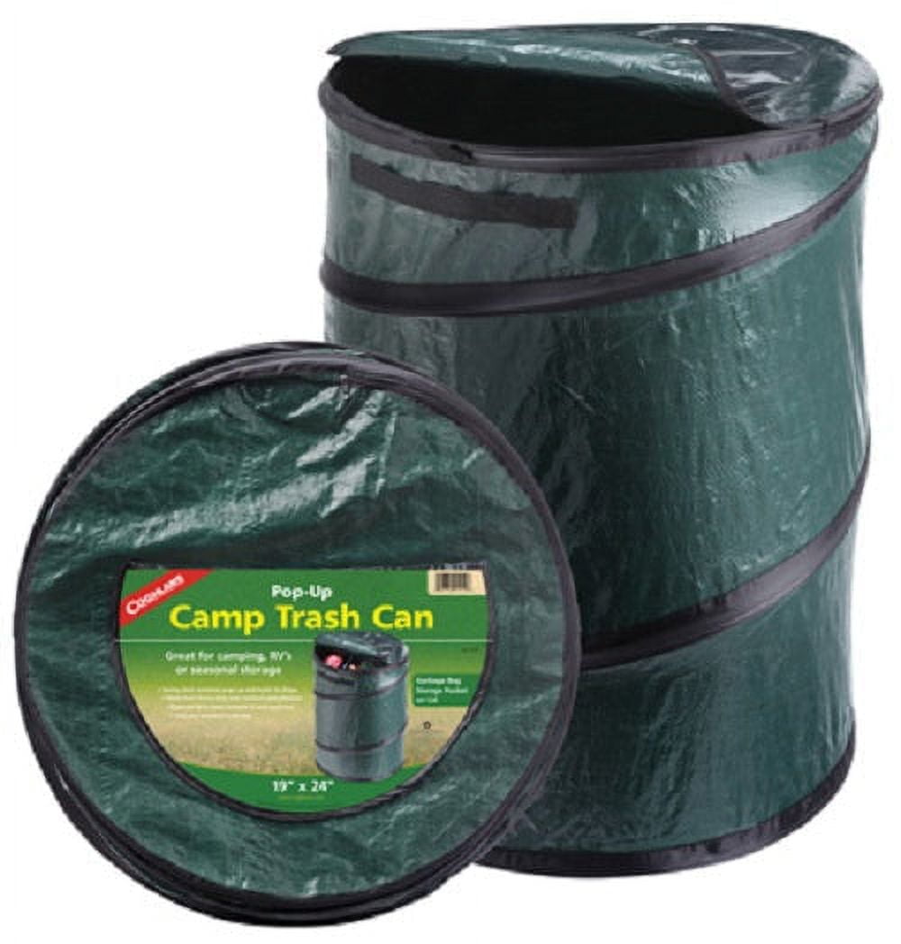 Coghlans 1219 19 x 24 Inch Spring Loaded Pop Up Camping Trash Can ...
