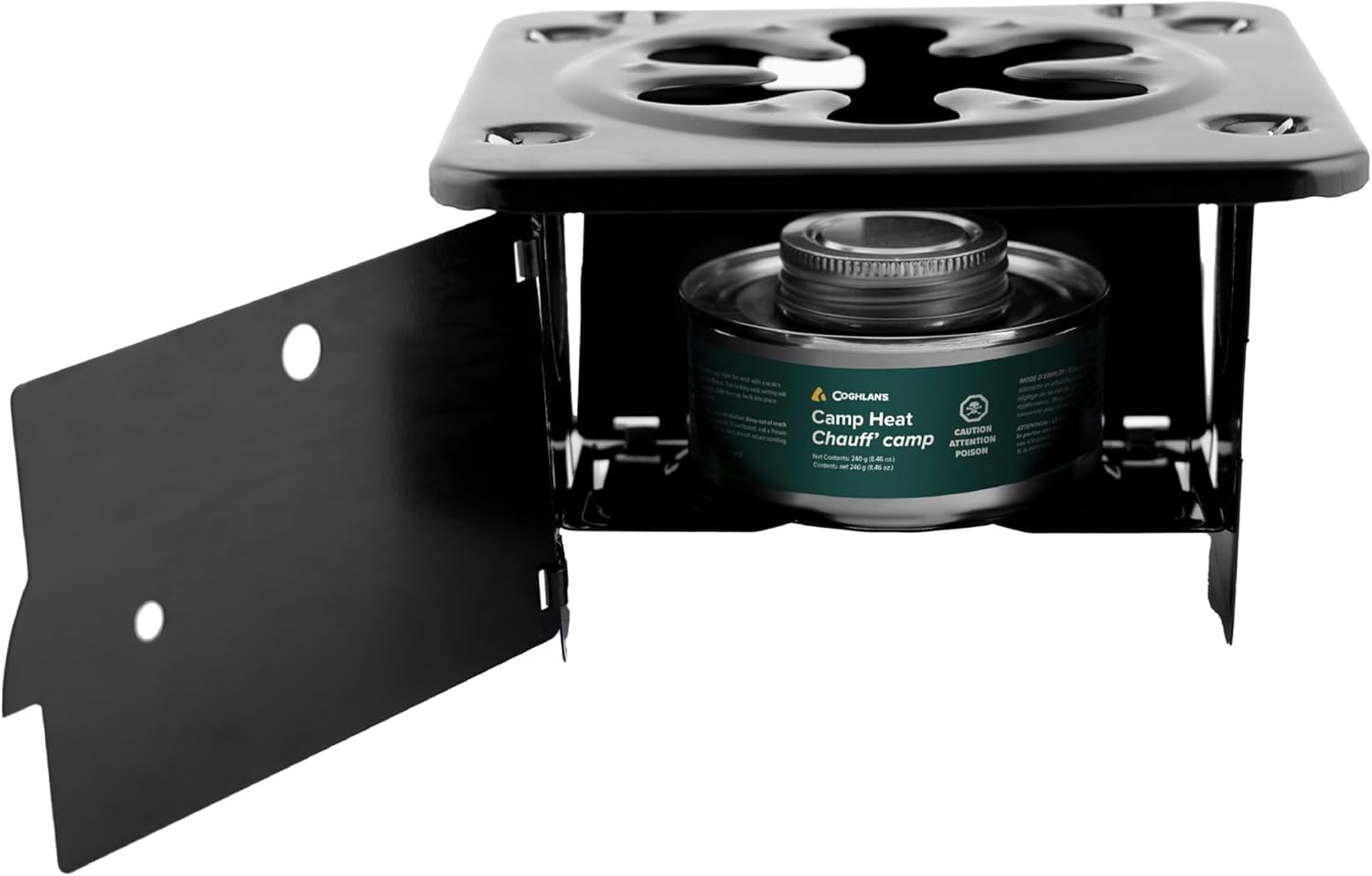 Coghlans Campheat Folding Stove for Camping, Hiking, Backpacking ...