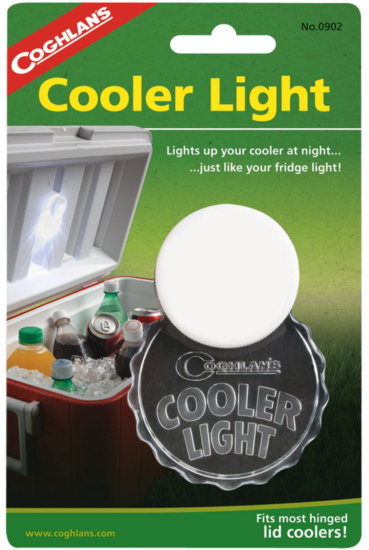 Coghlan's Cooler Light, Automatic Lid Camping LED, Fits Hinged Coolers ...