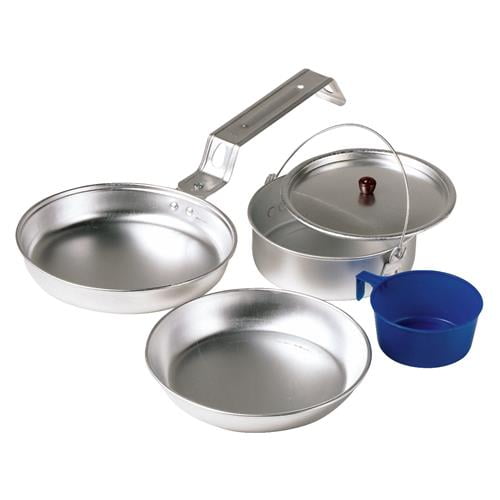 Coghlans Mess Cook Kit With Cover 5PC STAINLESS, Each - Walmart.com